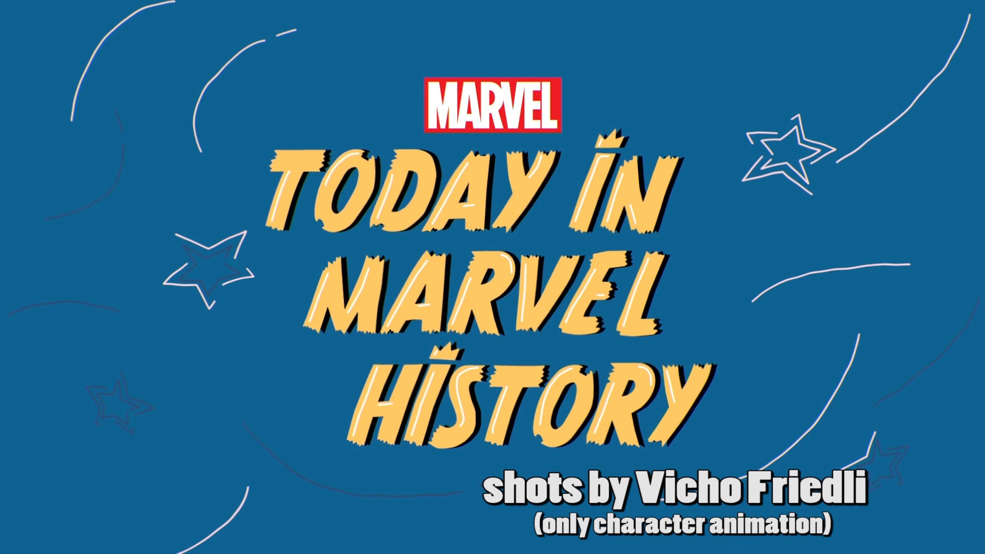 Today in Marvel History Vicho Friedli Character Animation Reel on Vimeo