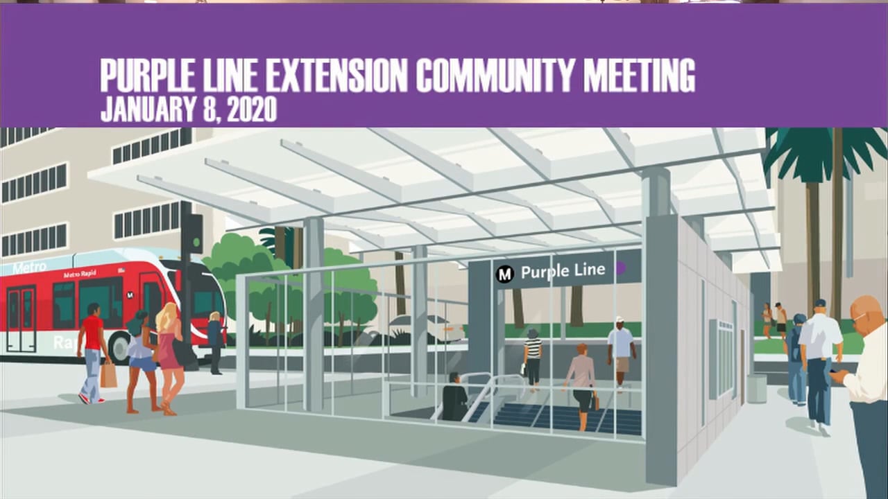 Metro Purple Line Extension Meeting | January 8, 2020 on Vimeo