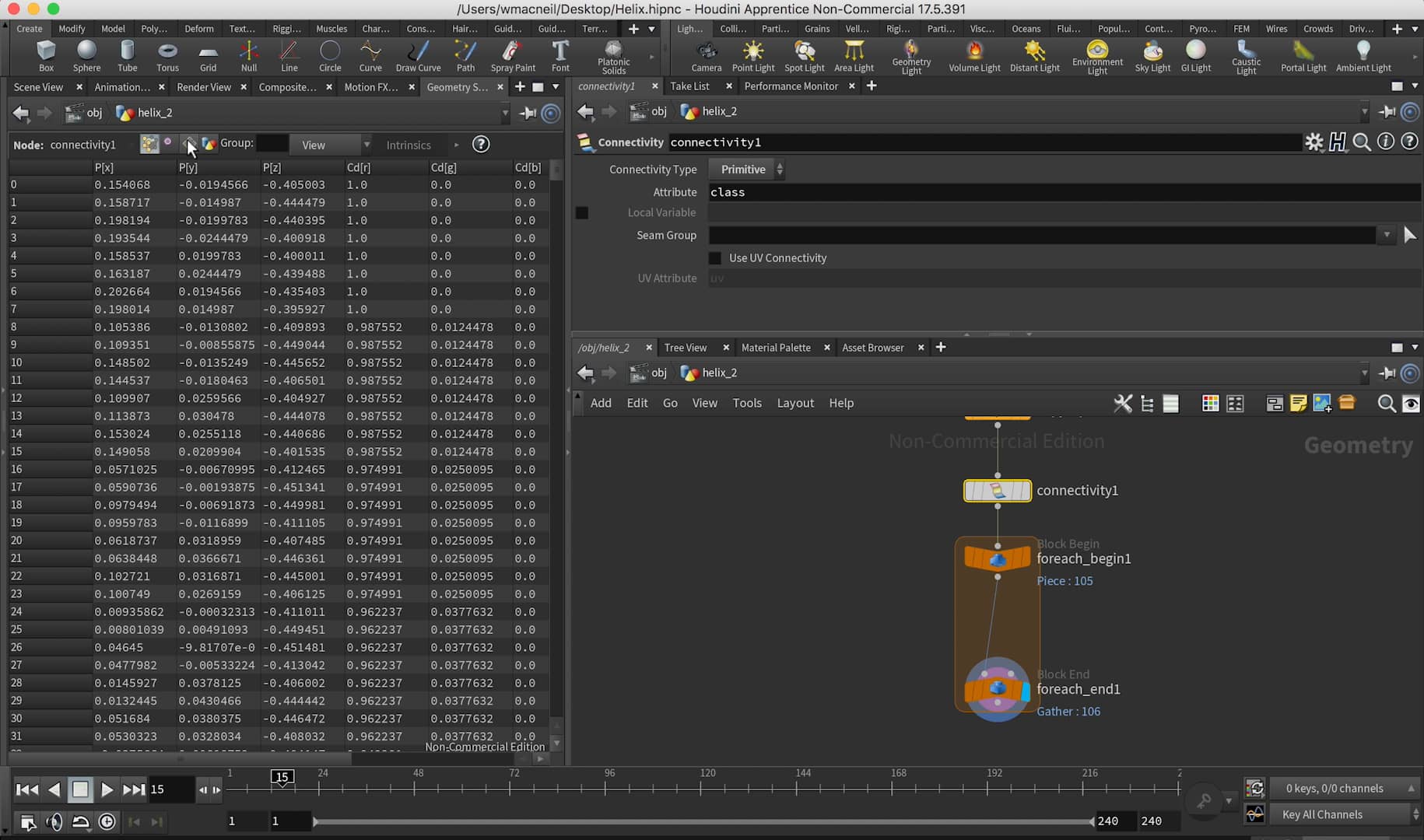 HLLM03 - Houdini Low-level Mograph: For-Each Loops on Vimeo