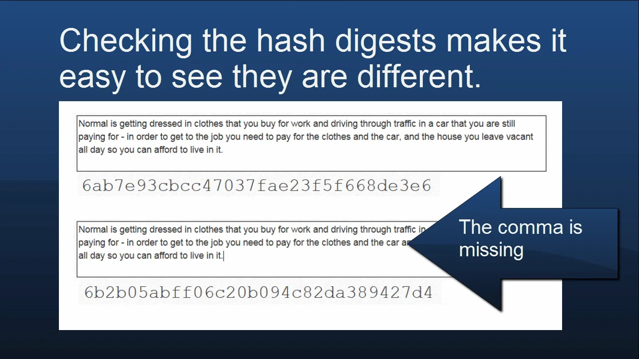 Digital Forensics f2d1 - Introduction to Hashing