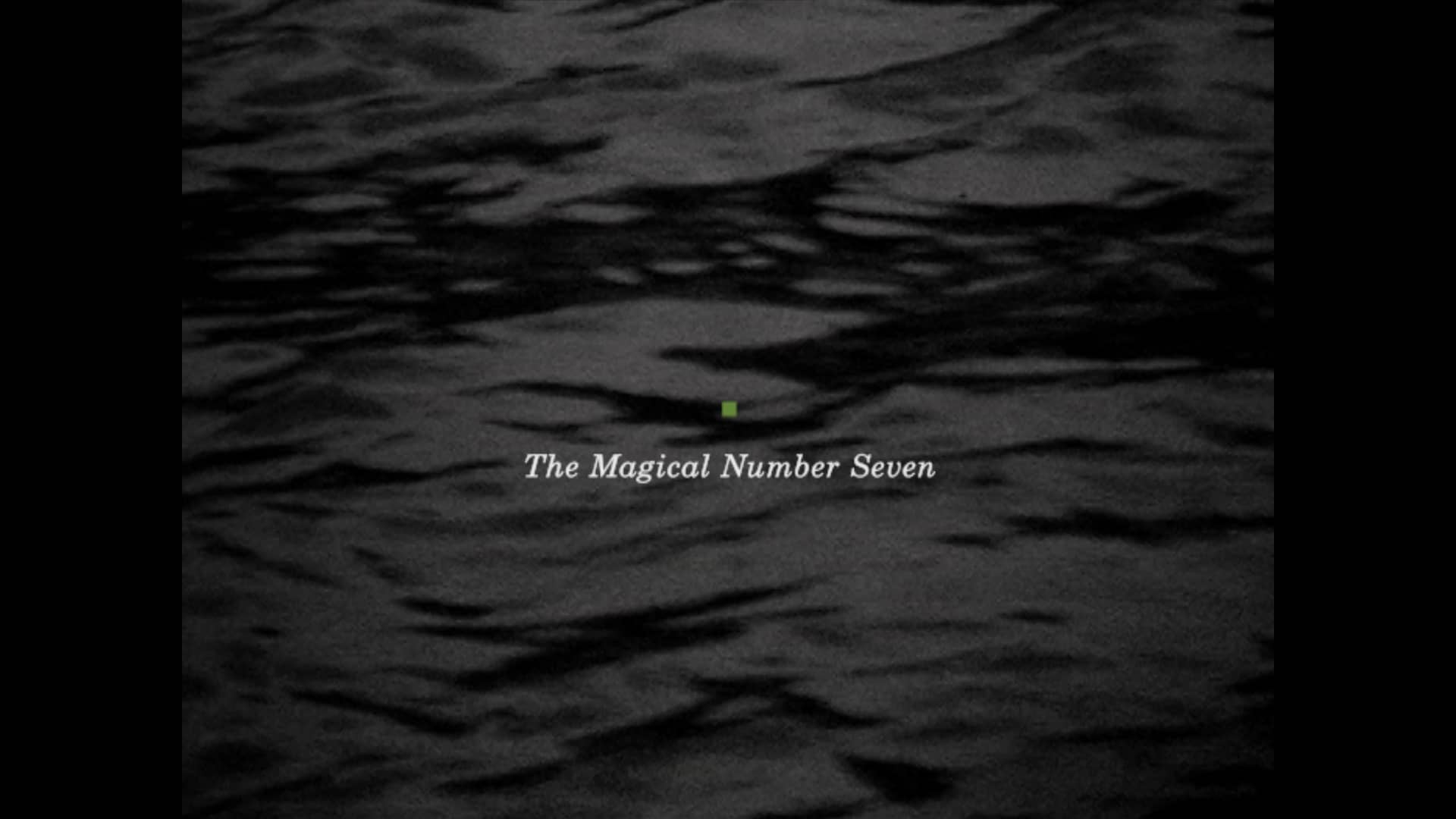 The Magical Number Seven on Vimeo