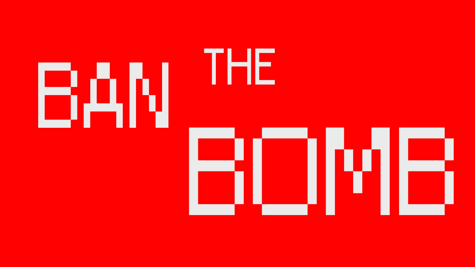 Ban The Bomb - Motion Graphics on Vimeo