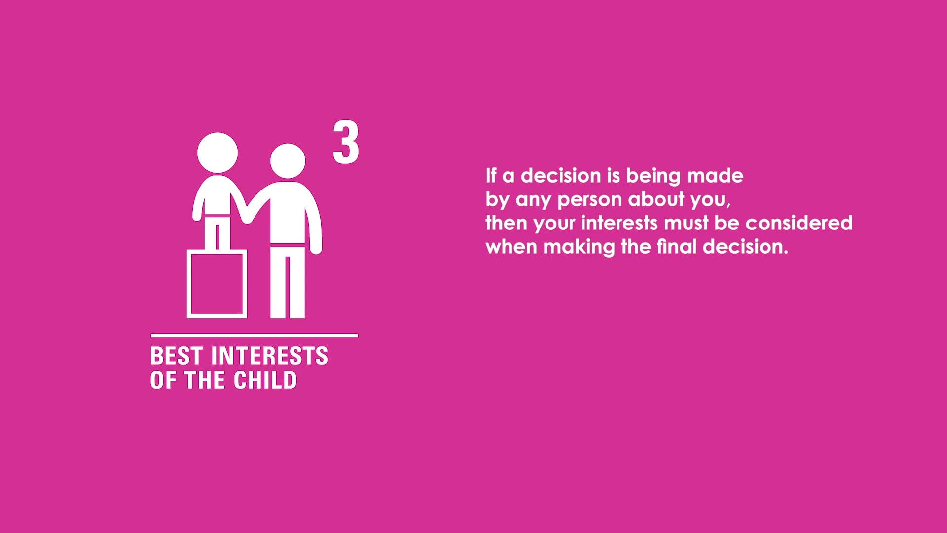 Best Interests of the Child. 30 Years of UNCRC - Article 3 on Vimeo