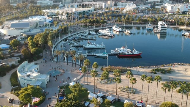 Long Beach City Scape Skyline - Free video on Pixabay