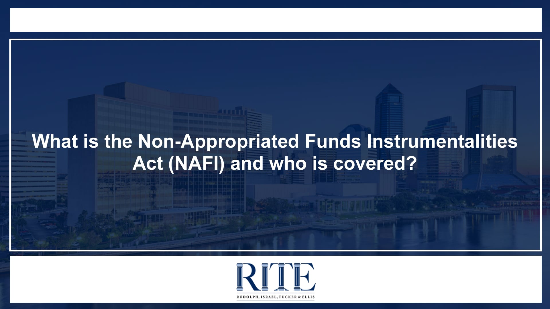 What is the Non-Appropriated Funds Instrumentalities Act (NAFI) and who ...