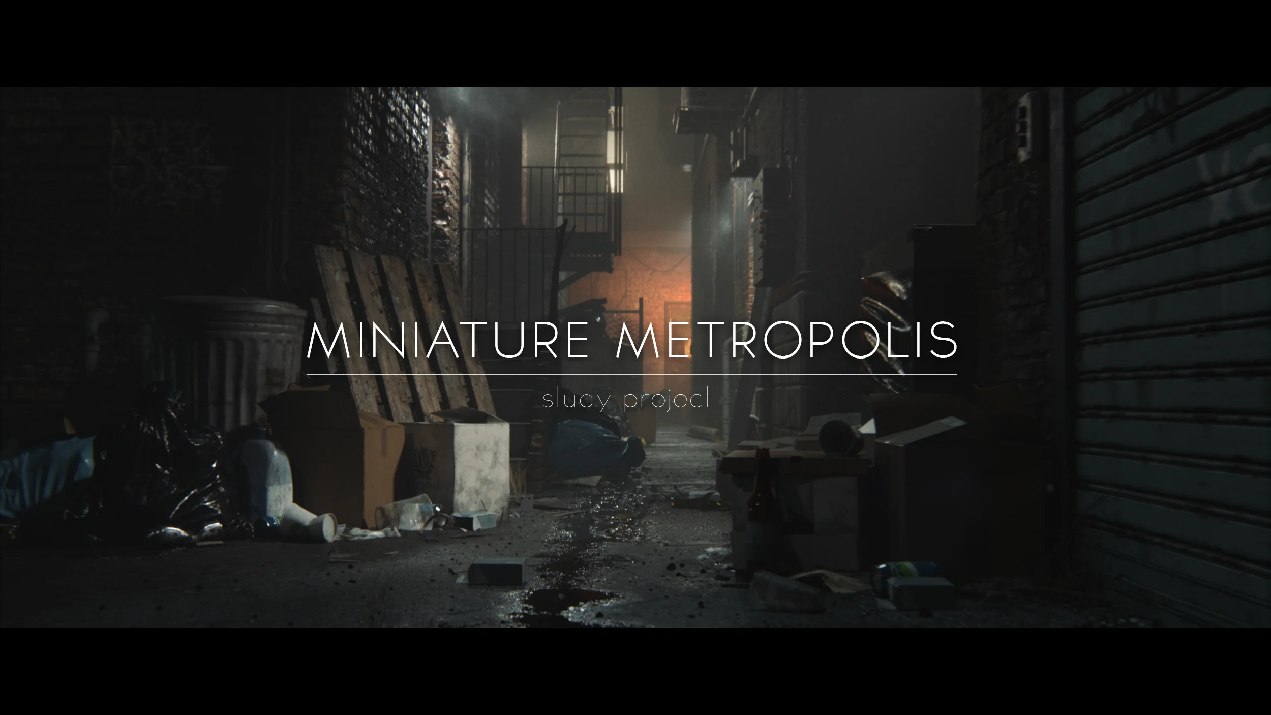 Miniature Metropolis - Cinematic - Study Project