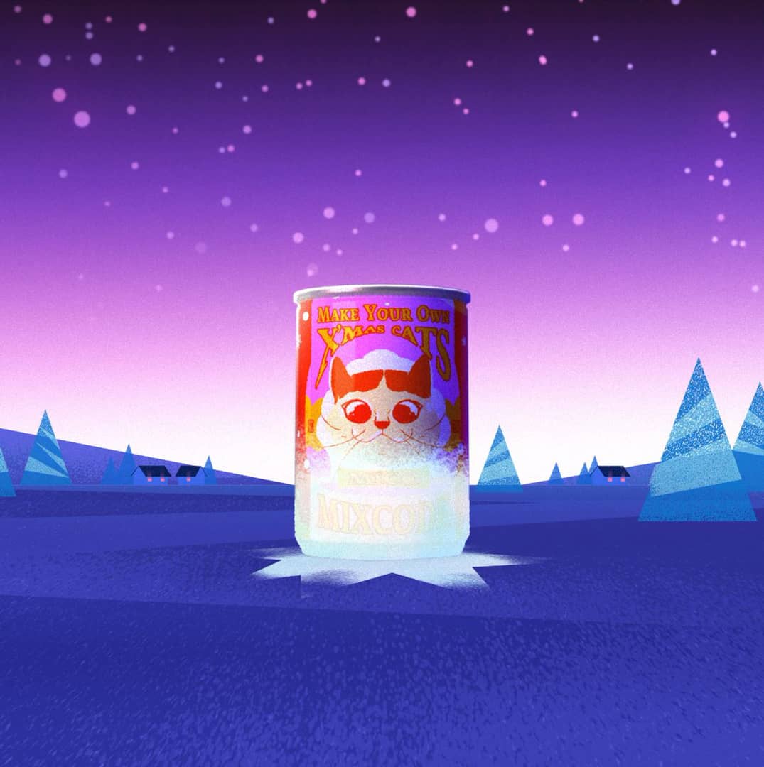 MixCode Christmas Cat on Vimeo