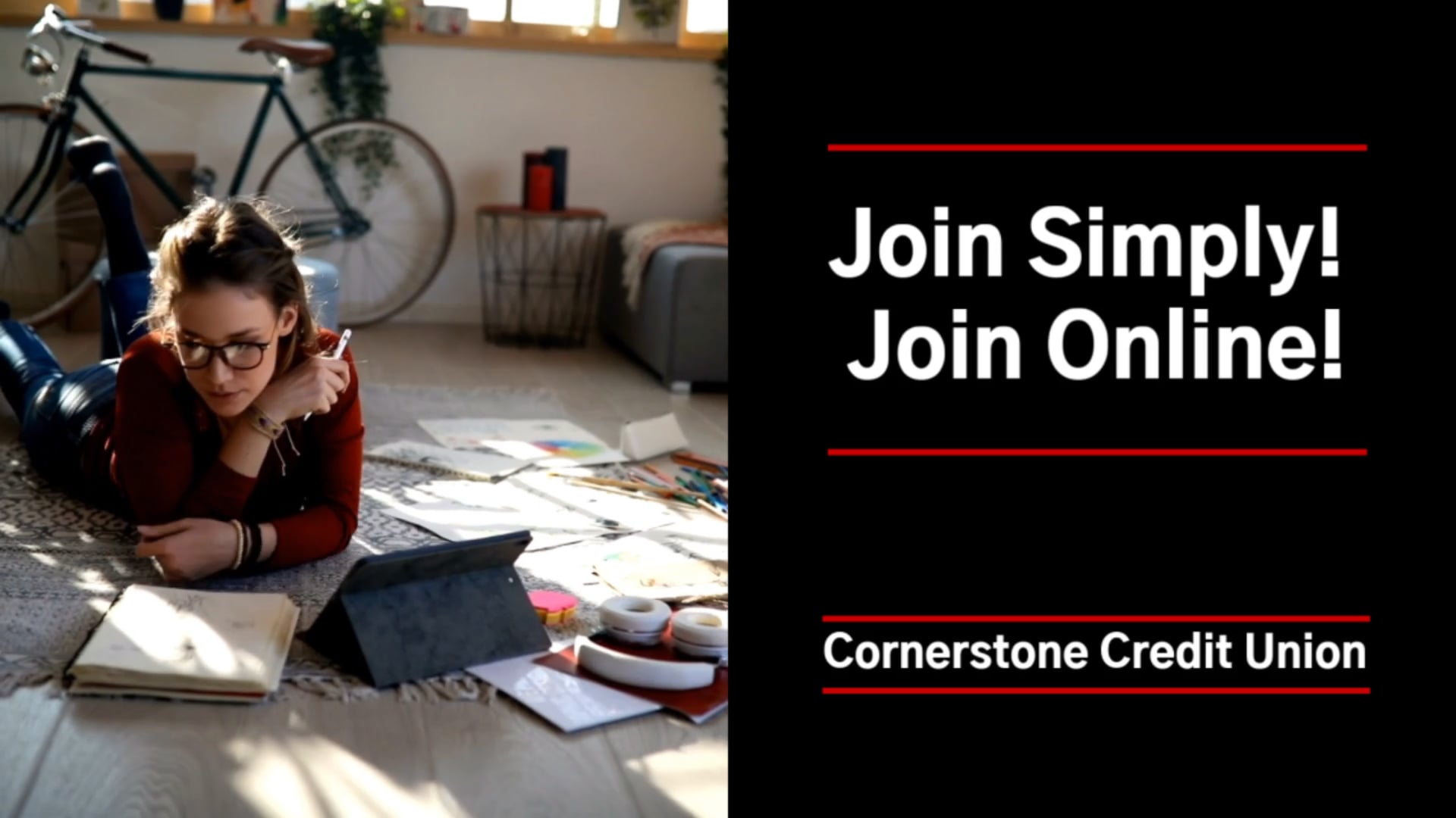 How to Apply Online with Cornerstone Credit Union on Vimeo