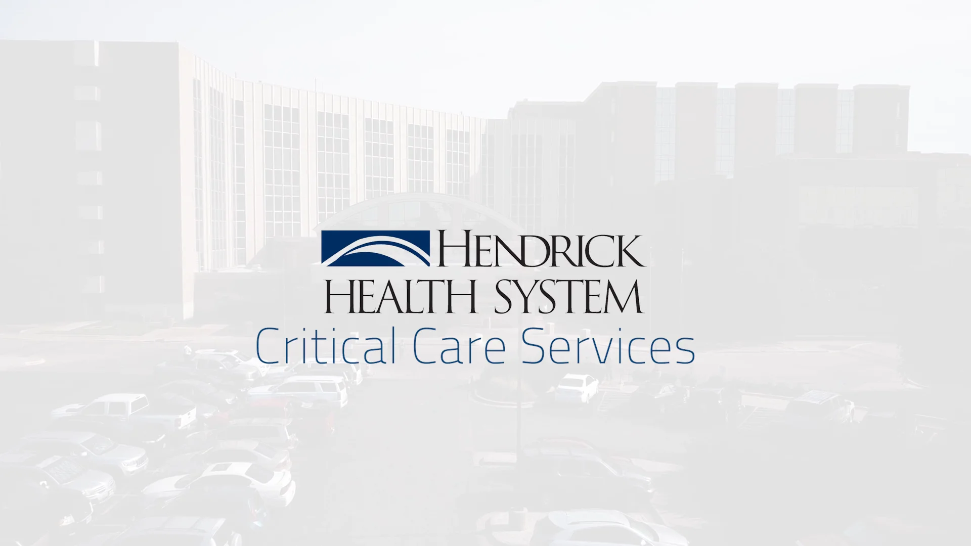 Hendrick Health System - Critical Care Services on Vimeo