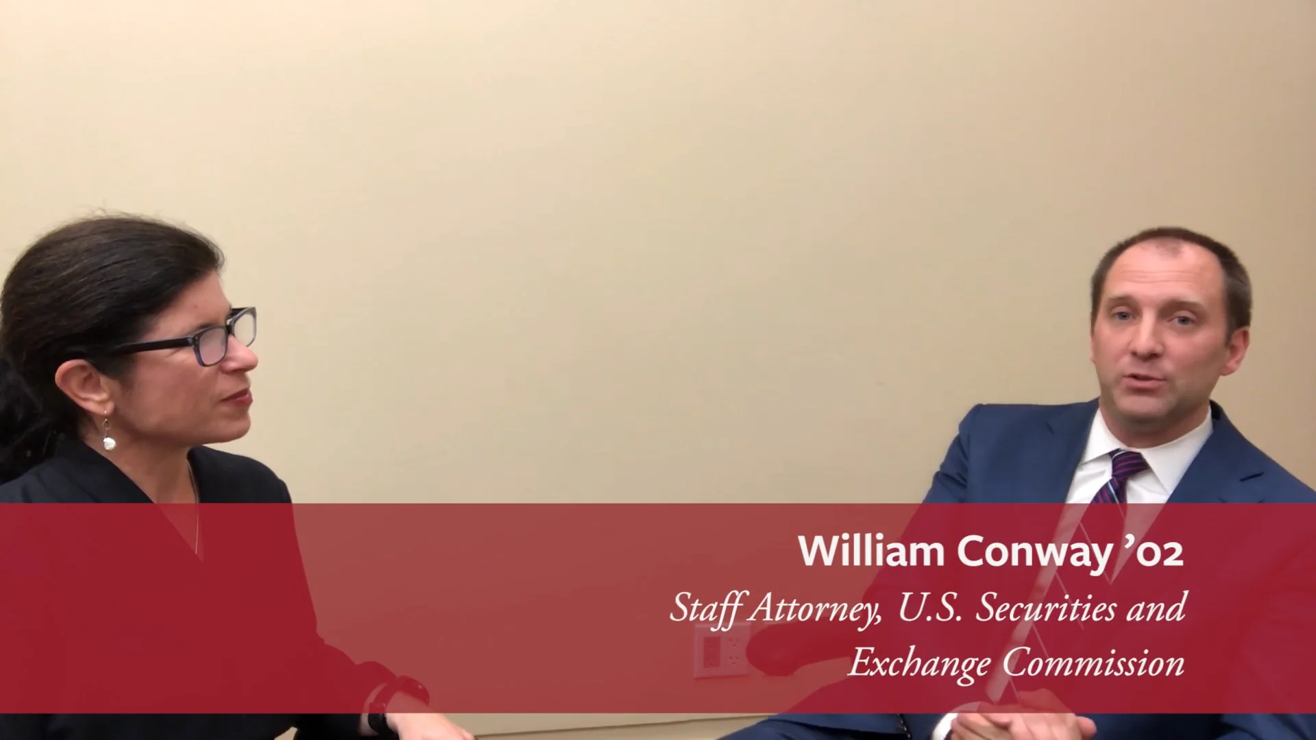 Beyond Legal Practice: William Conway ’02 on Vimeo