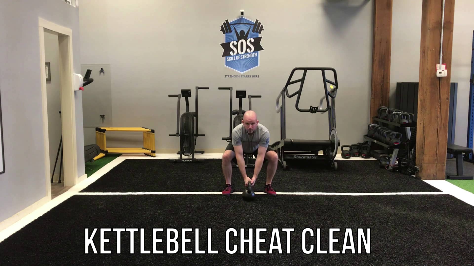 Kettlebell Cheat Clean on Vimeo