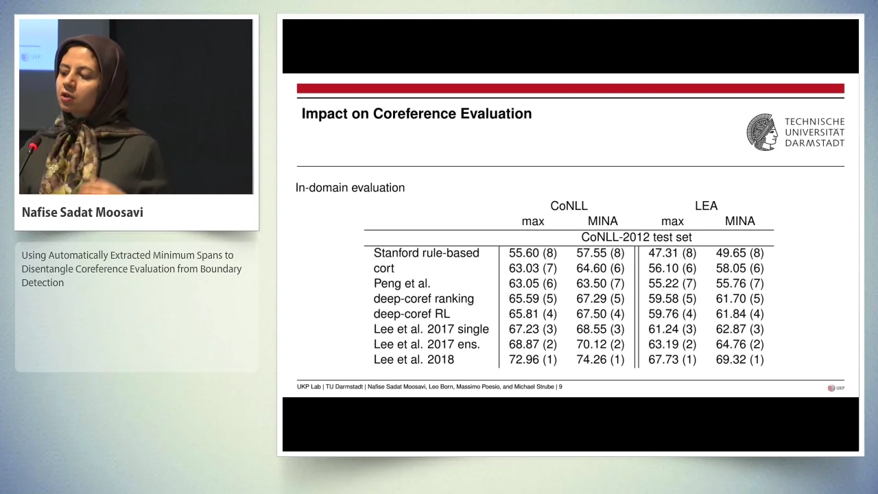 Using Automatically Extracted Minimum Spans to Disentangle Coreference Evaluation from Boundary ...