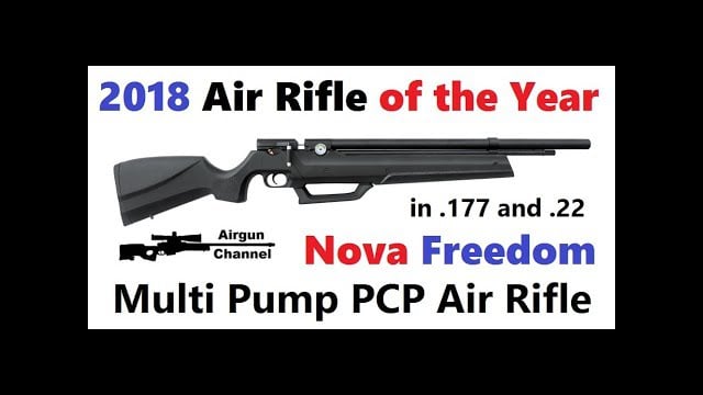 Nova Freedom Air Rifle Review (Air Rifle of the Year 2018) Built in PCP ...