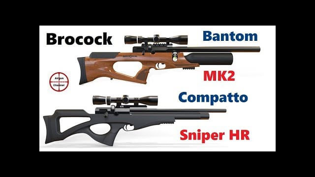 Brocock 2018 Sniper HR and MK2 Bantam & Compatto (Semipup PCP Air Rifle ...