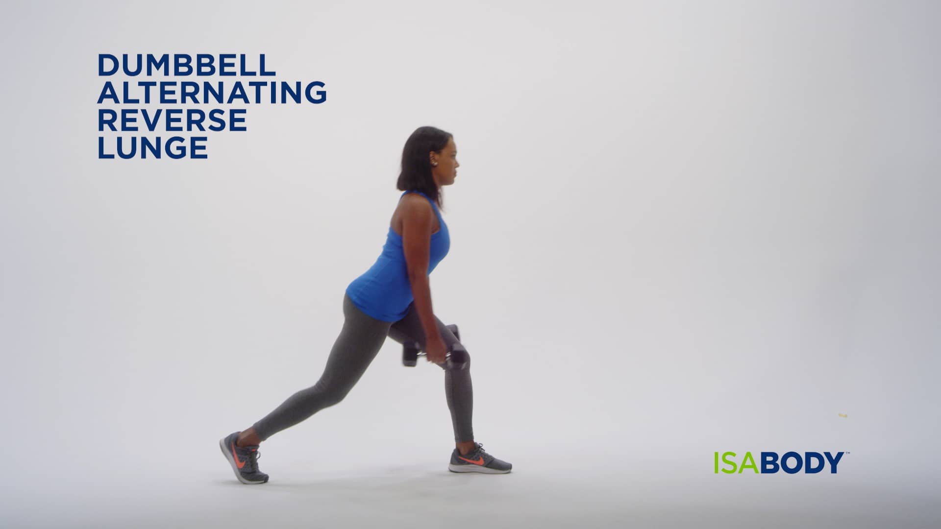 Dumbbell Alternating Reverse Lunge on Vimeo