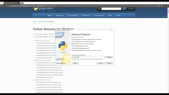 Installer et configurer Python