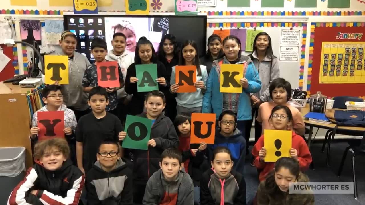 McWhorter Elementary School - Lubbock School Board Appreciation 2020 on ...