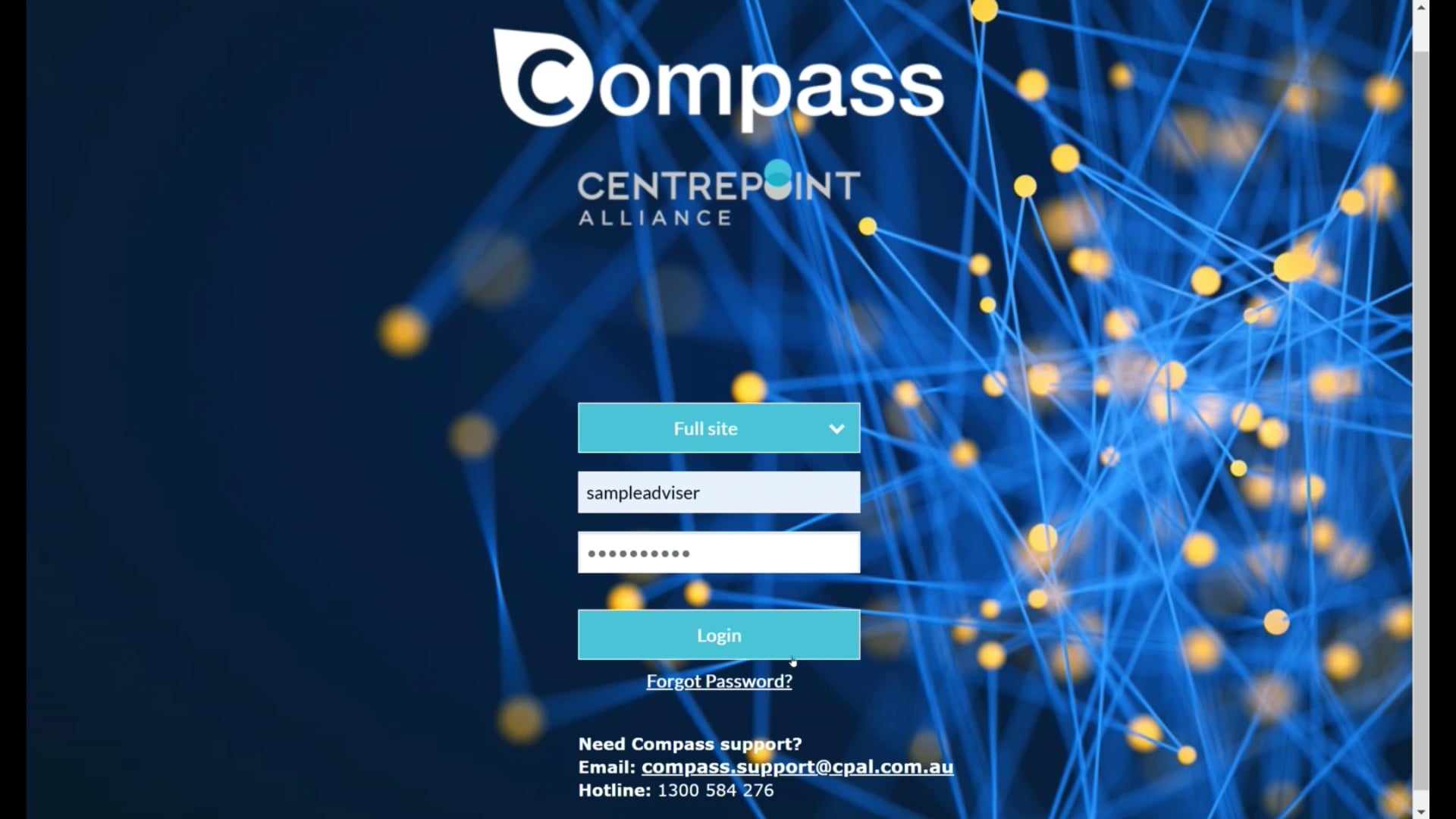 Compass Login and Navigation on Vimeo