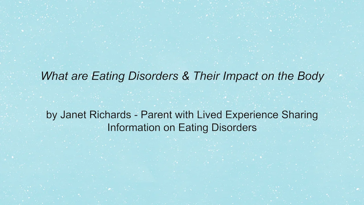 Hampshire CAMHS - What Are Eating Disorders & Their Impact On The Body ...