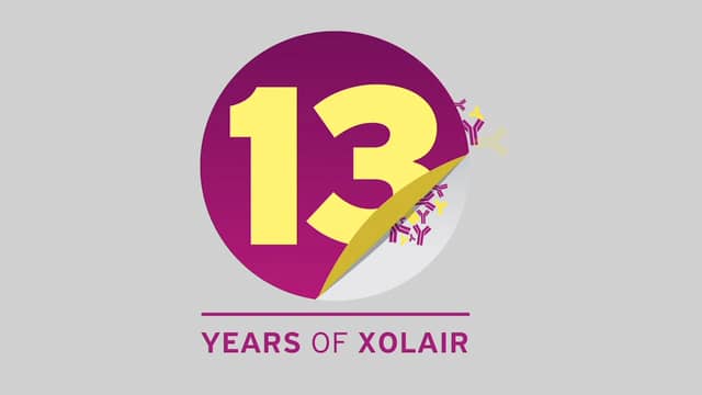 "13 YEARS OF XOLAIR" logo animation on Vimeo