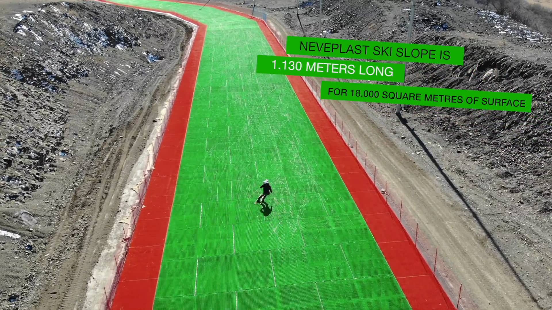 Neveplast: the longest dry ski slope in the world on Vimeo