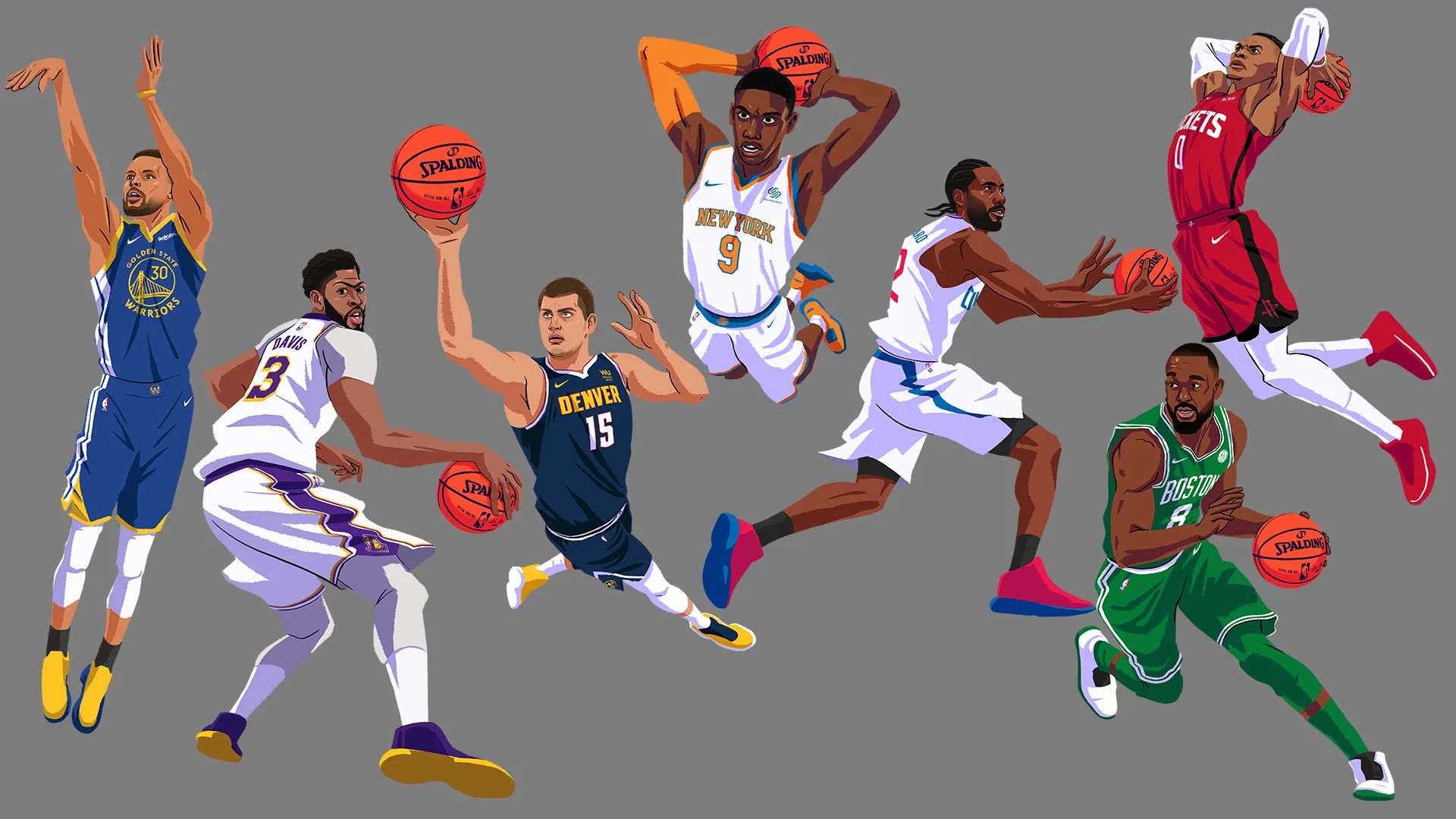 Animated NBA Commercial - Character Design