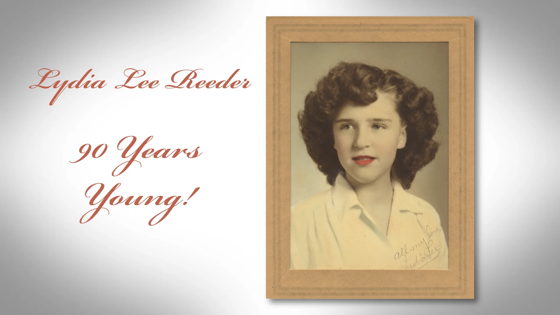 Lee Reeder - 90 Years Young! on Vimeo