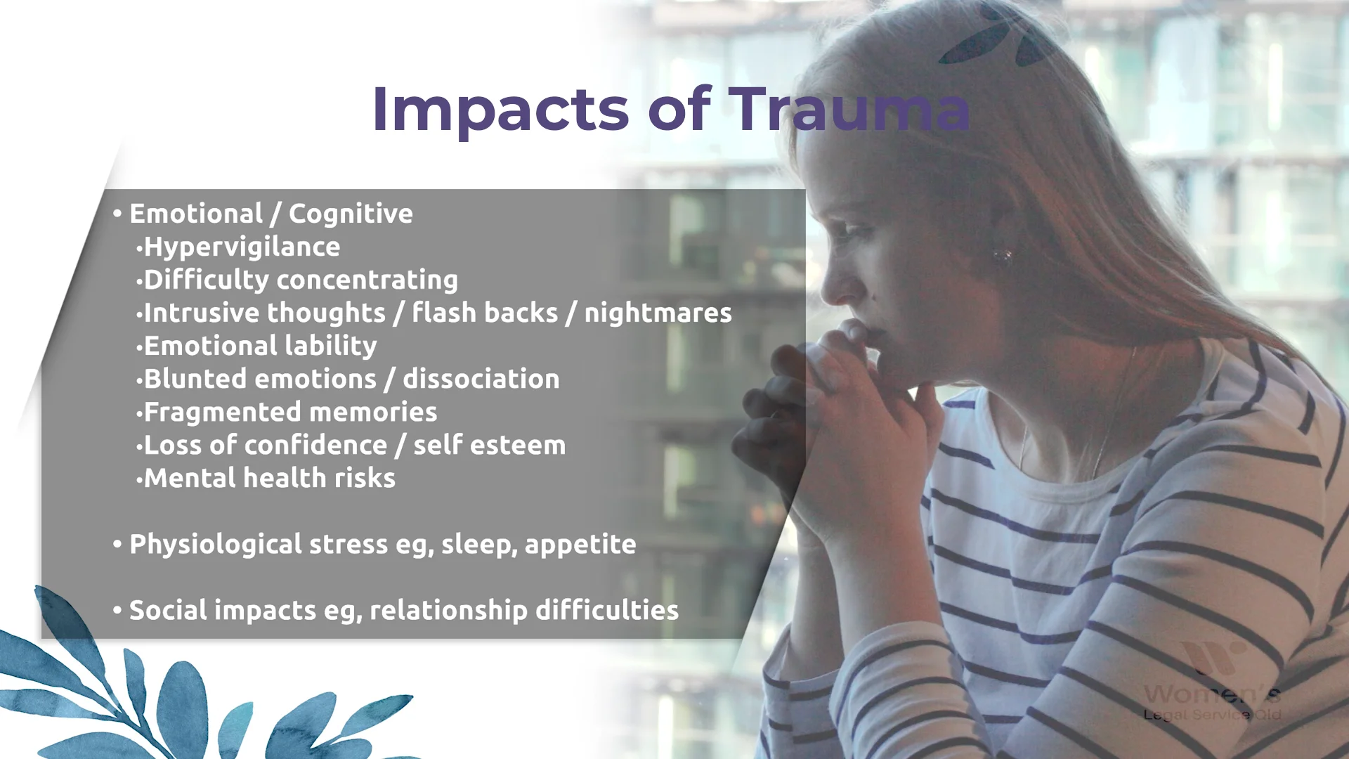 Module 4 - Trauma, Risk Assessment, & Safety Training (FINAL)