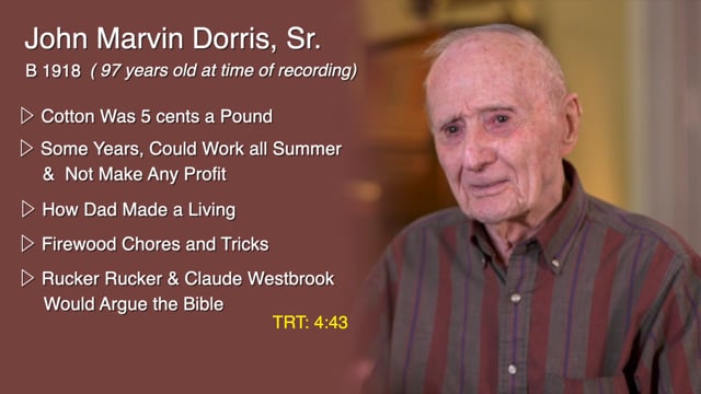 Alpharetta Stories Project - John Dorris Sr on Vimeo