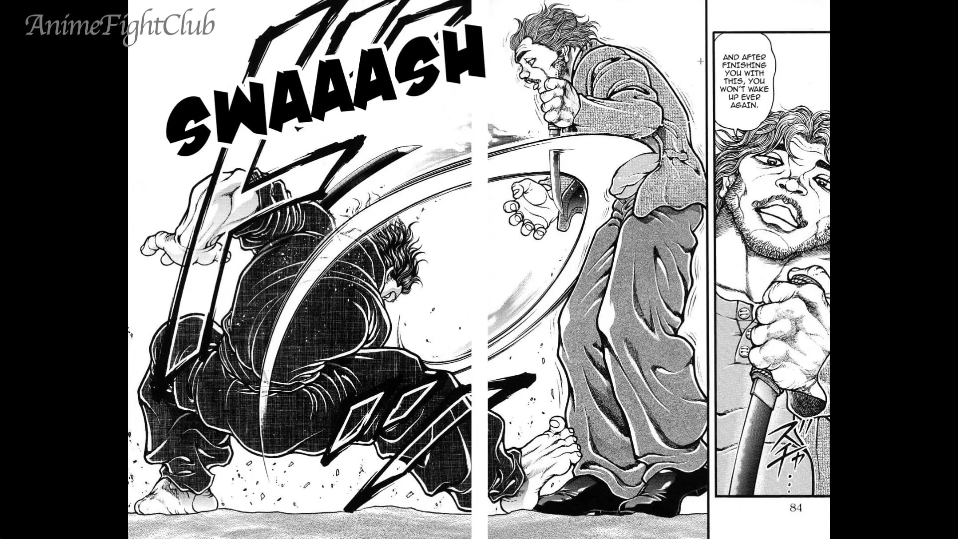 Motobe vs Musashi!! (3 of 4) - Musashi 'Baki' Dou - Chapters 129 - 131 ...