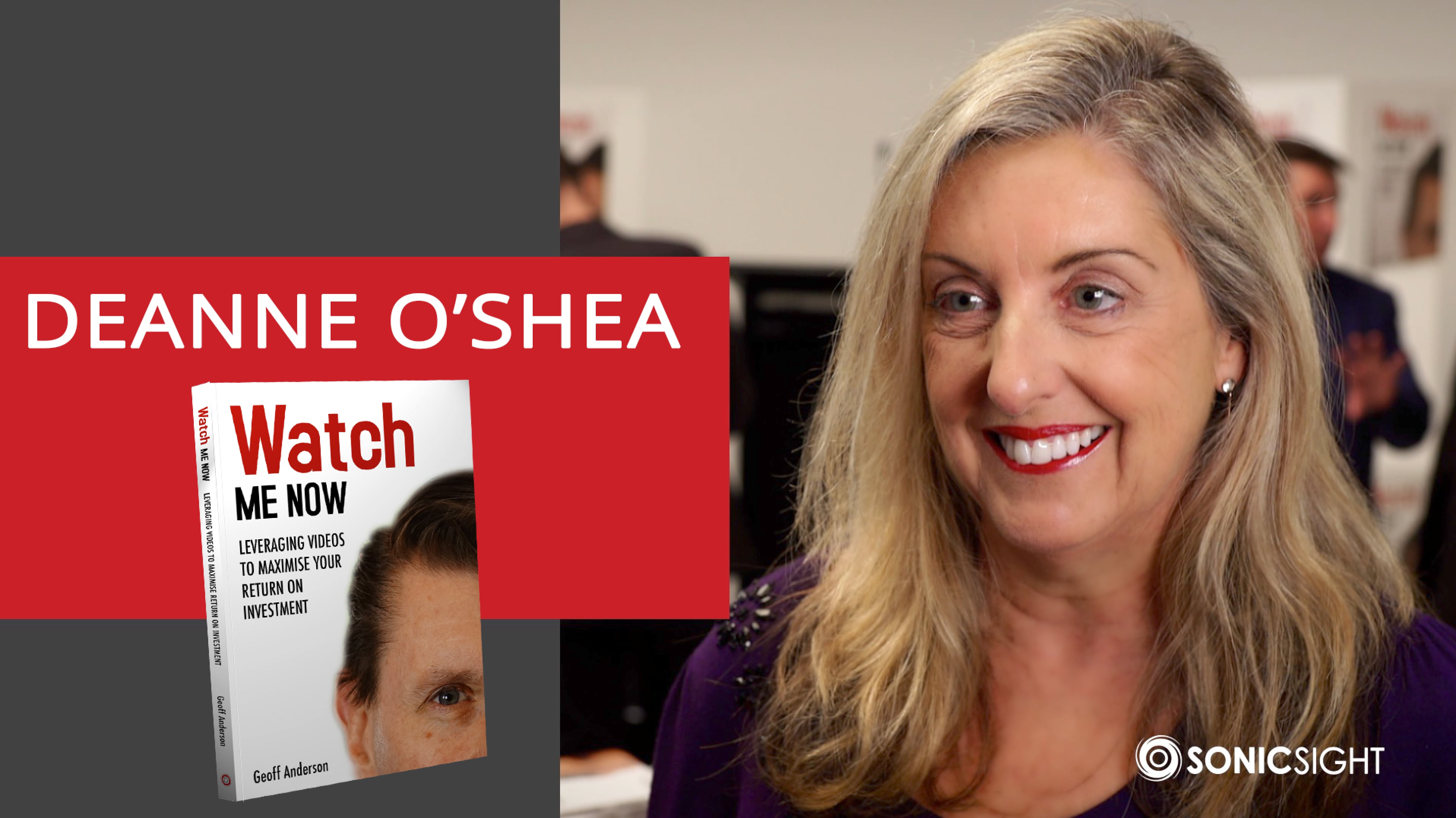 Sonic Sight - Deanne O'Shea talks about 'Watch Me Now' on Vimeo