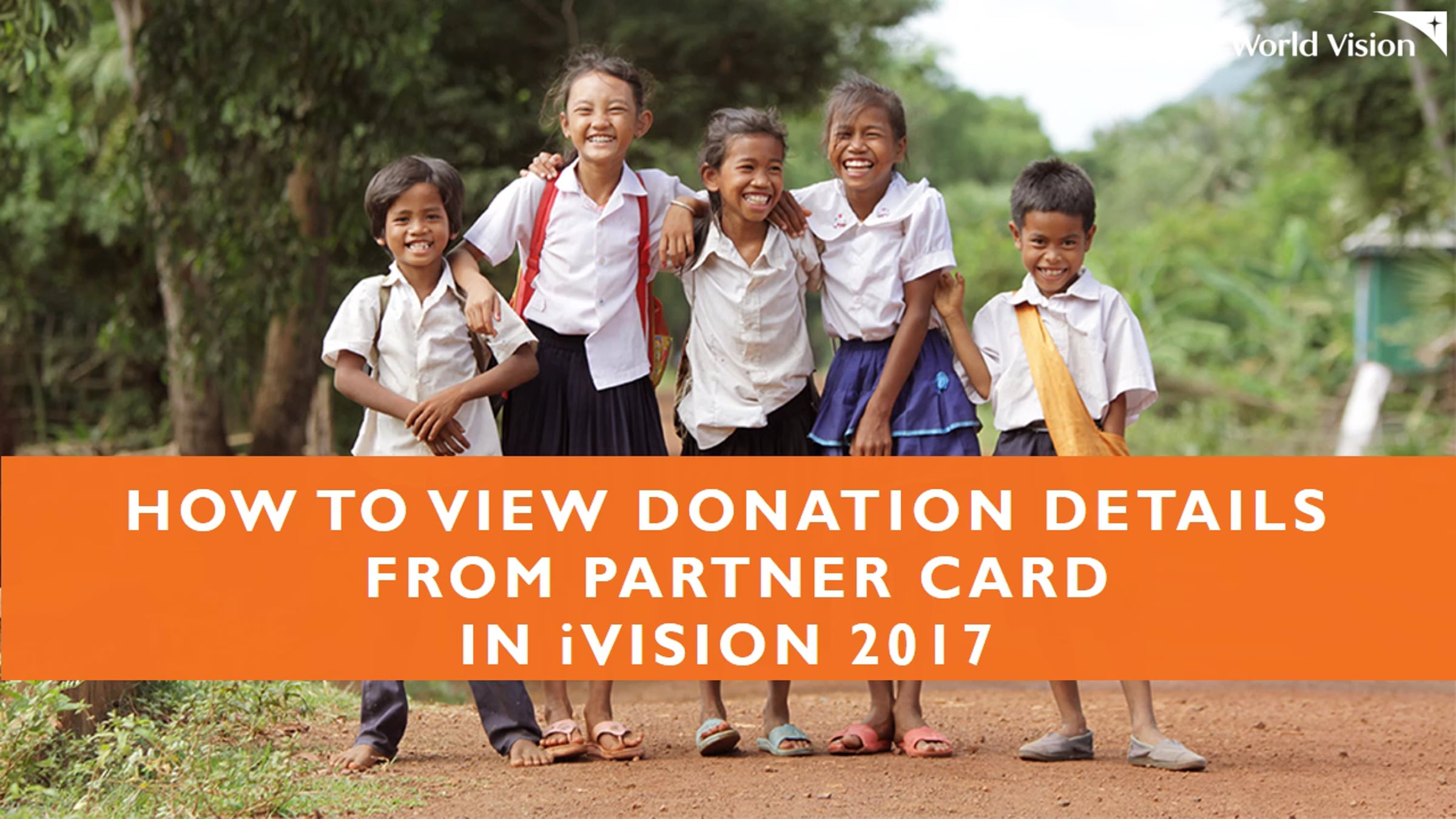 How to view Donation details from Partner card