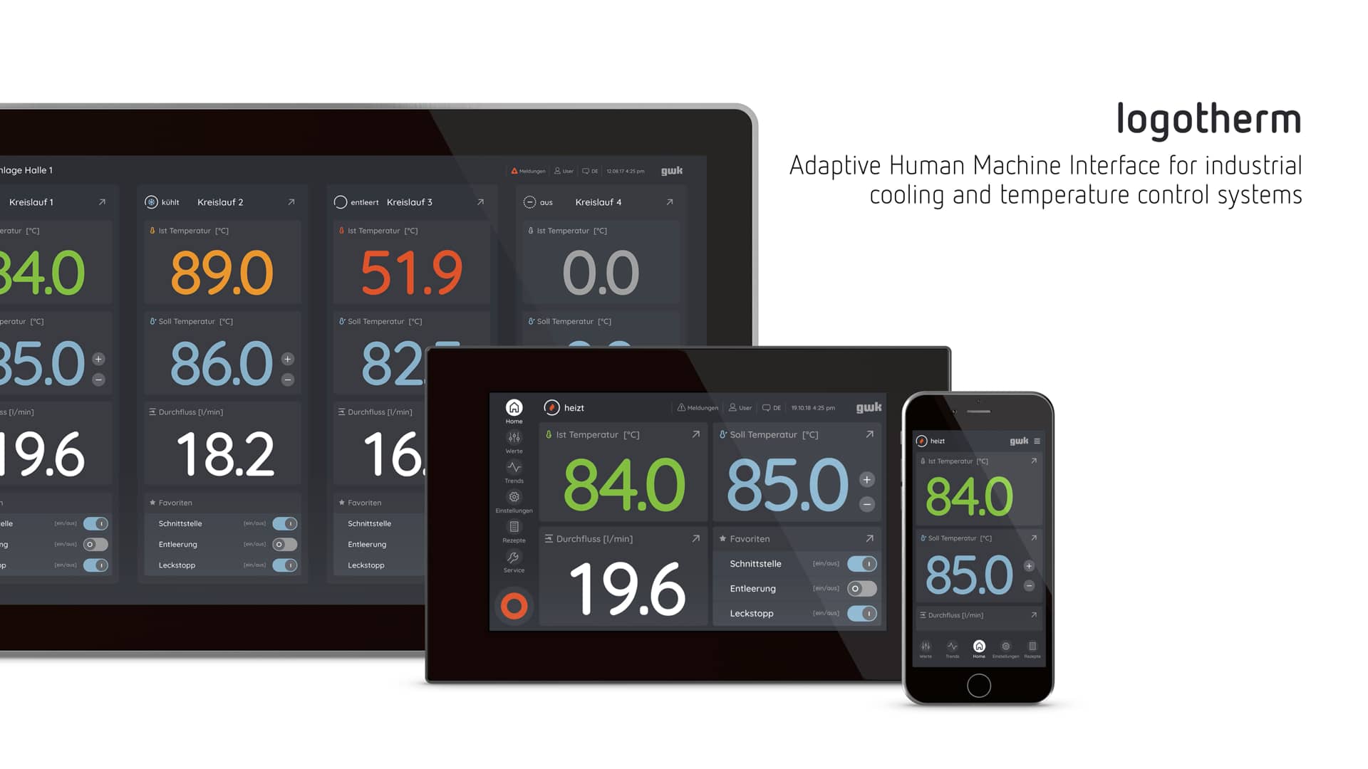 gwk logotherm – adaptive Human Machine Interface for industrial cooling ...