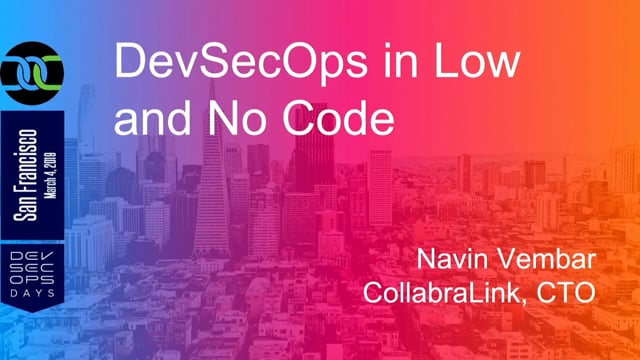 DevSecOps in Low and No Code Environments - Techstrong TV