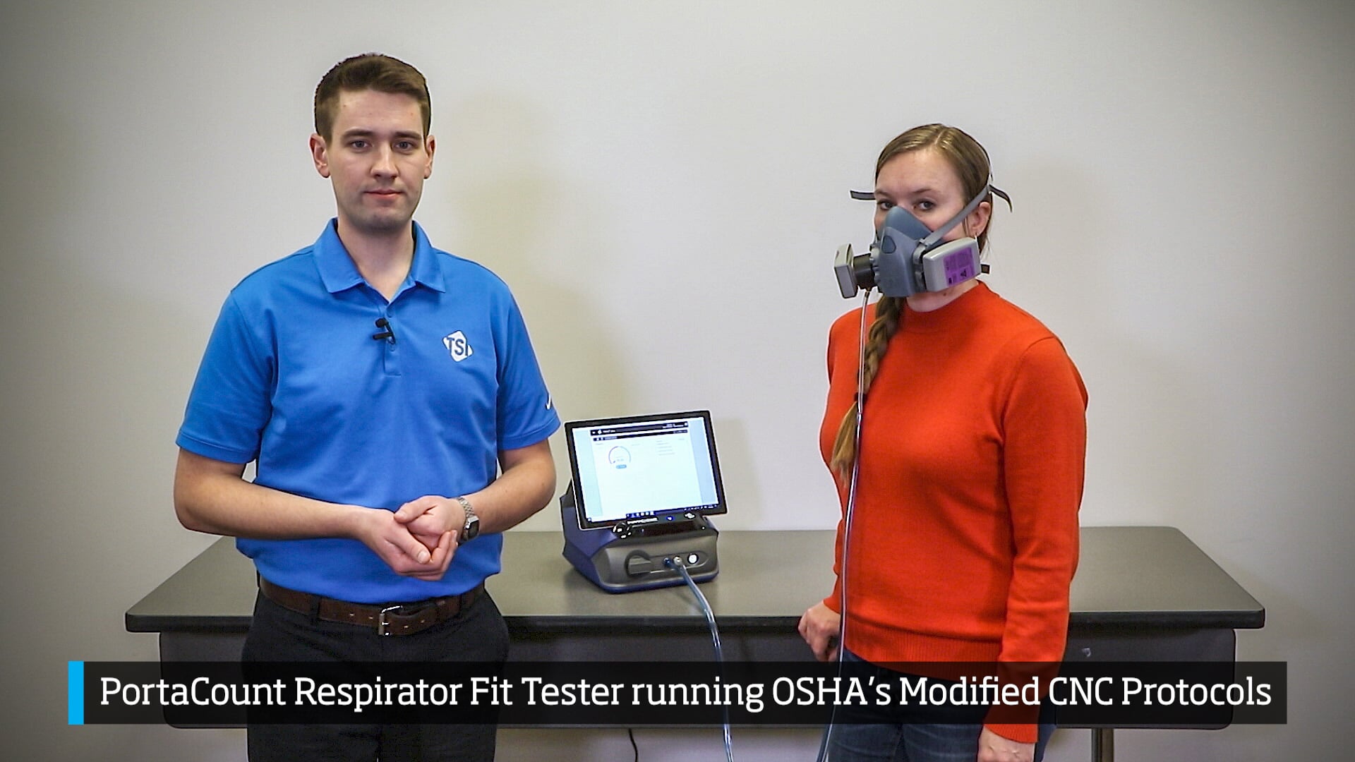 Demo – PortaCount Respirator Fit Tester running OSHA’s Modified CNC ...