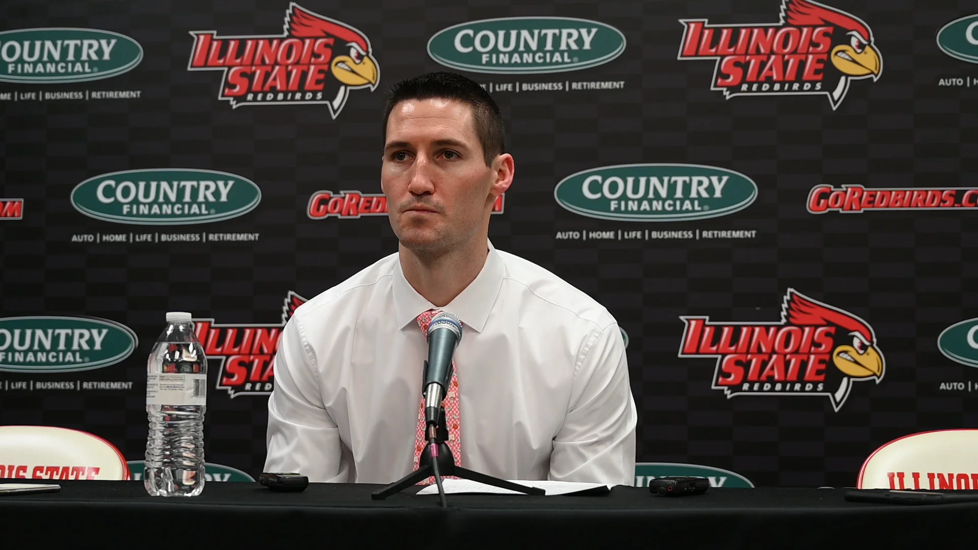 Bryan Mullins postgame press conference at Illinois State on Vimeo