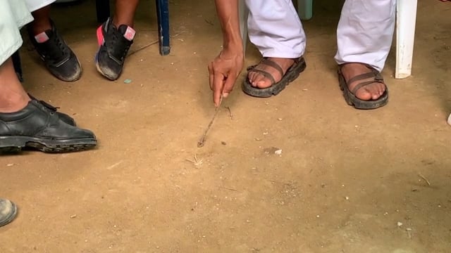 Writing in dirt on Vimeo