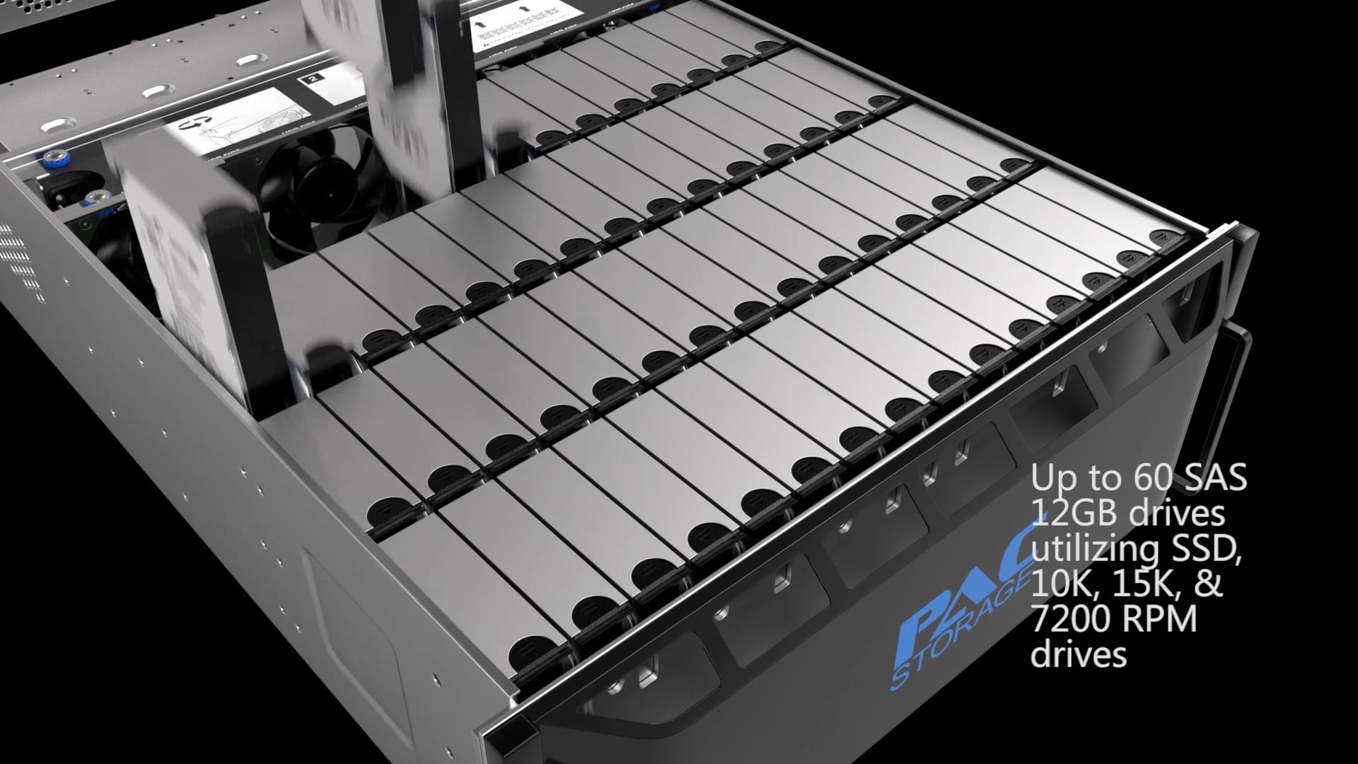 Pac Storage SAN, NAS, Cloud Gateway Data Storage 60 Bay on Vimeo