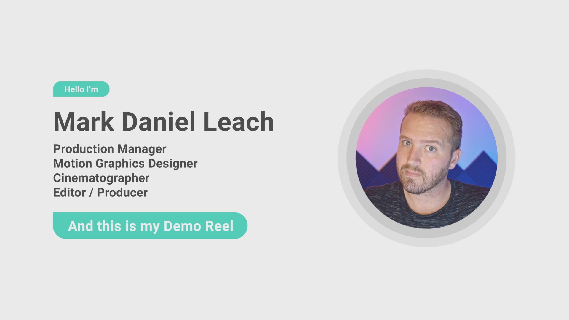 Mark Daniel Leach - Demo Reel on Vimeo
