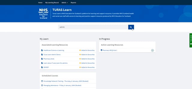 Turas Learn course admin training - sample video on Vimeo
