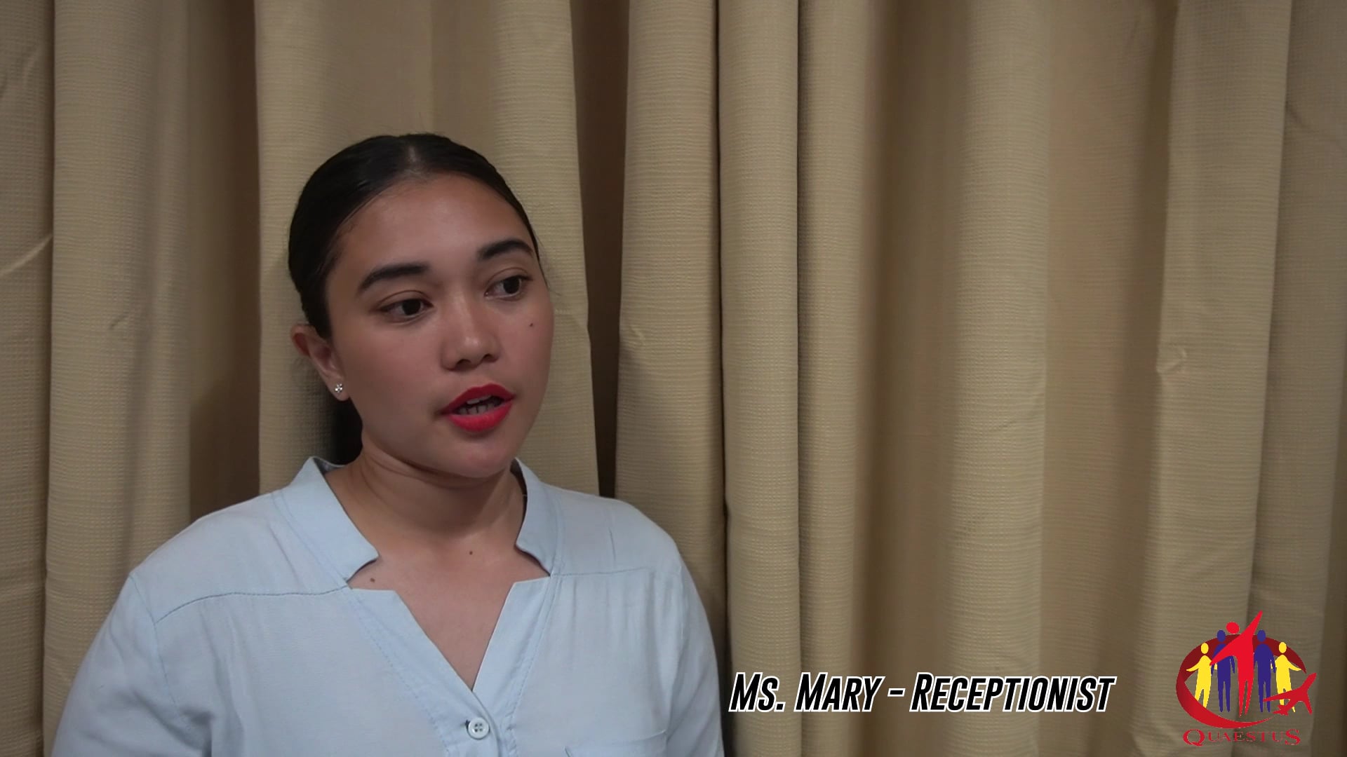 Ms. Mary - Receptionist on Vimeo