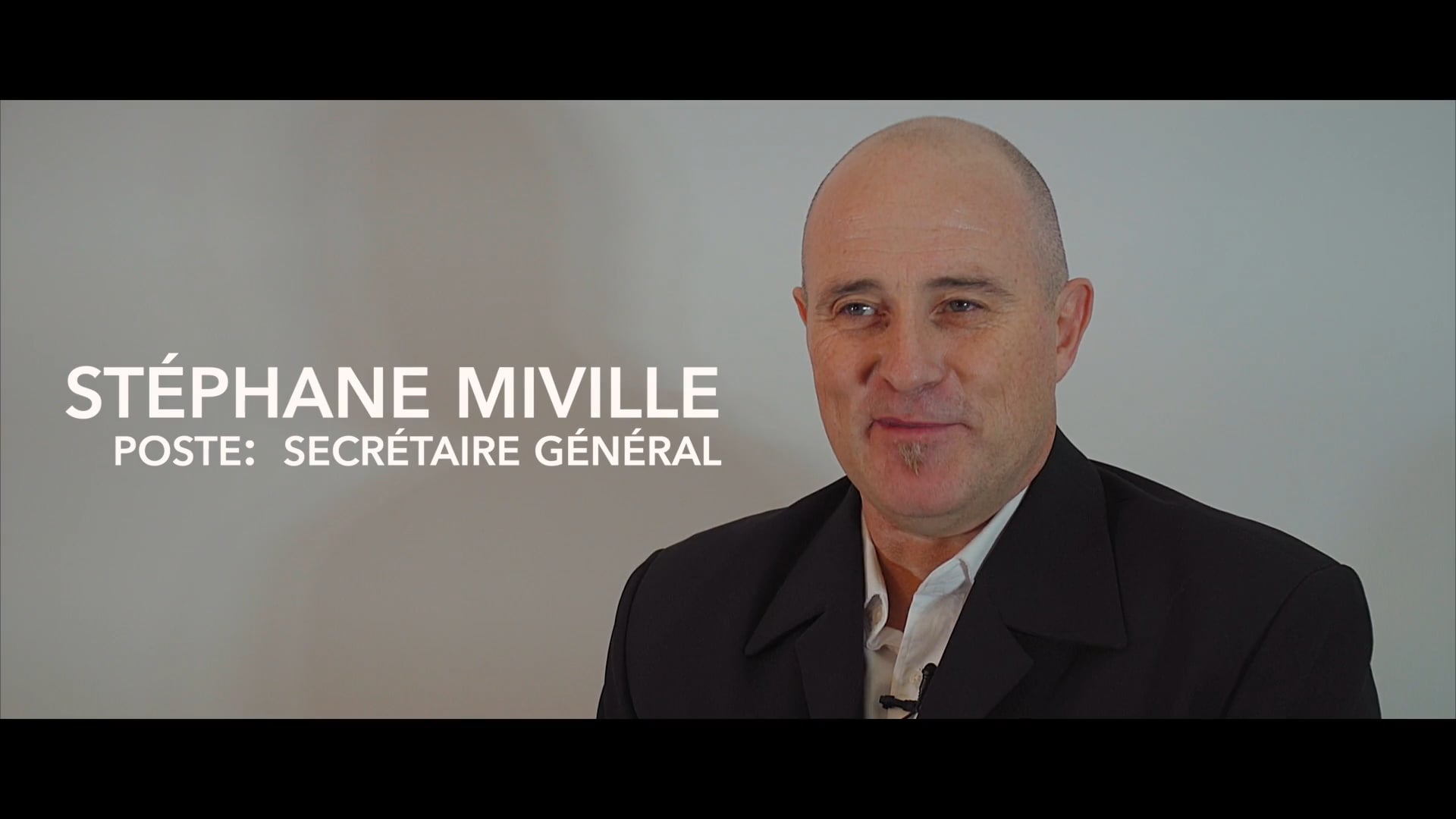 Vidéo de Stéphane Miville, candidat au poste de Secrétaire général on Vimeo