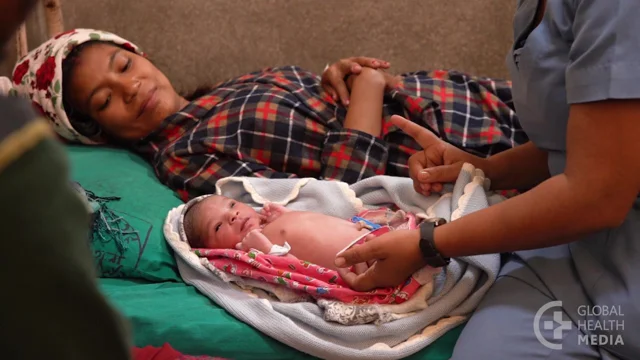 Human Baby Being Born Video