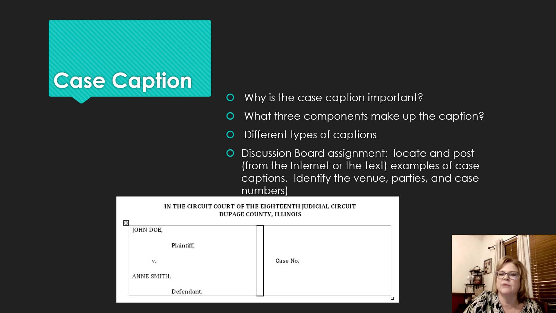 Creating Title Pages Using the Case Caption final on Vimeo