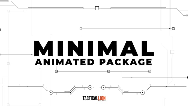 Minimal - Stream Package - TacticalLionDesigns