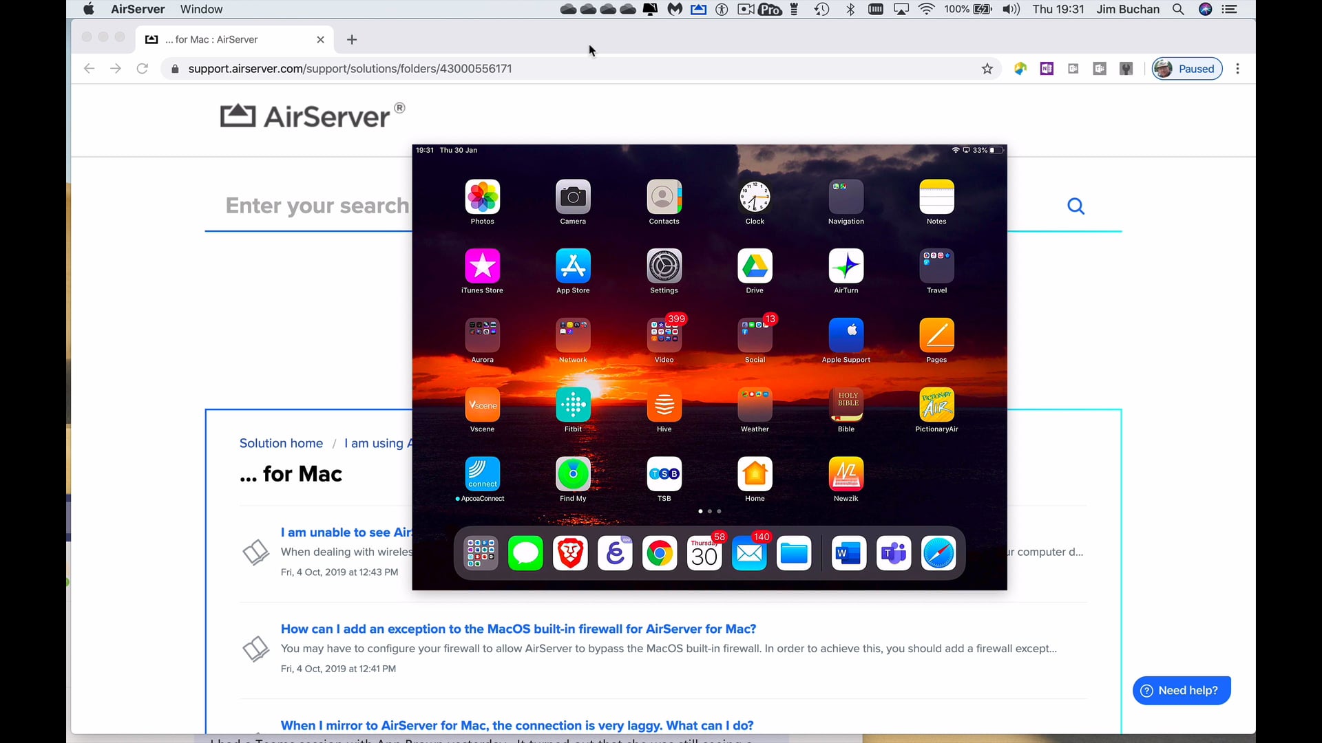 Accessing the Church Rota on an iPAD on Vimeo