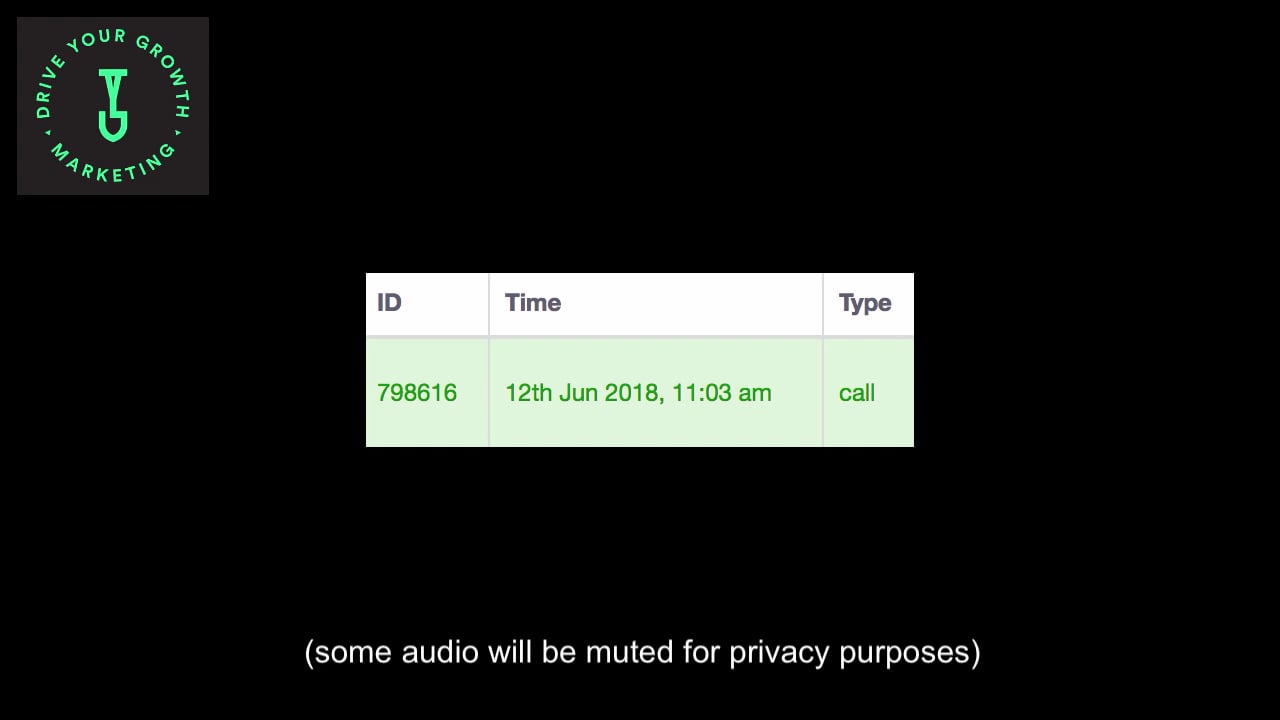 DYG Call Recording 6 on Vimeo