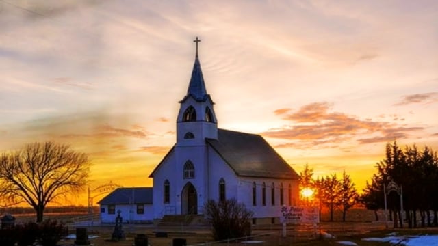 Sunset, Church, Sky. Free Stock Video - Pixabay