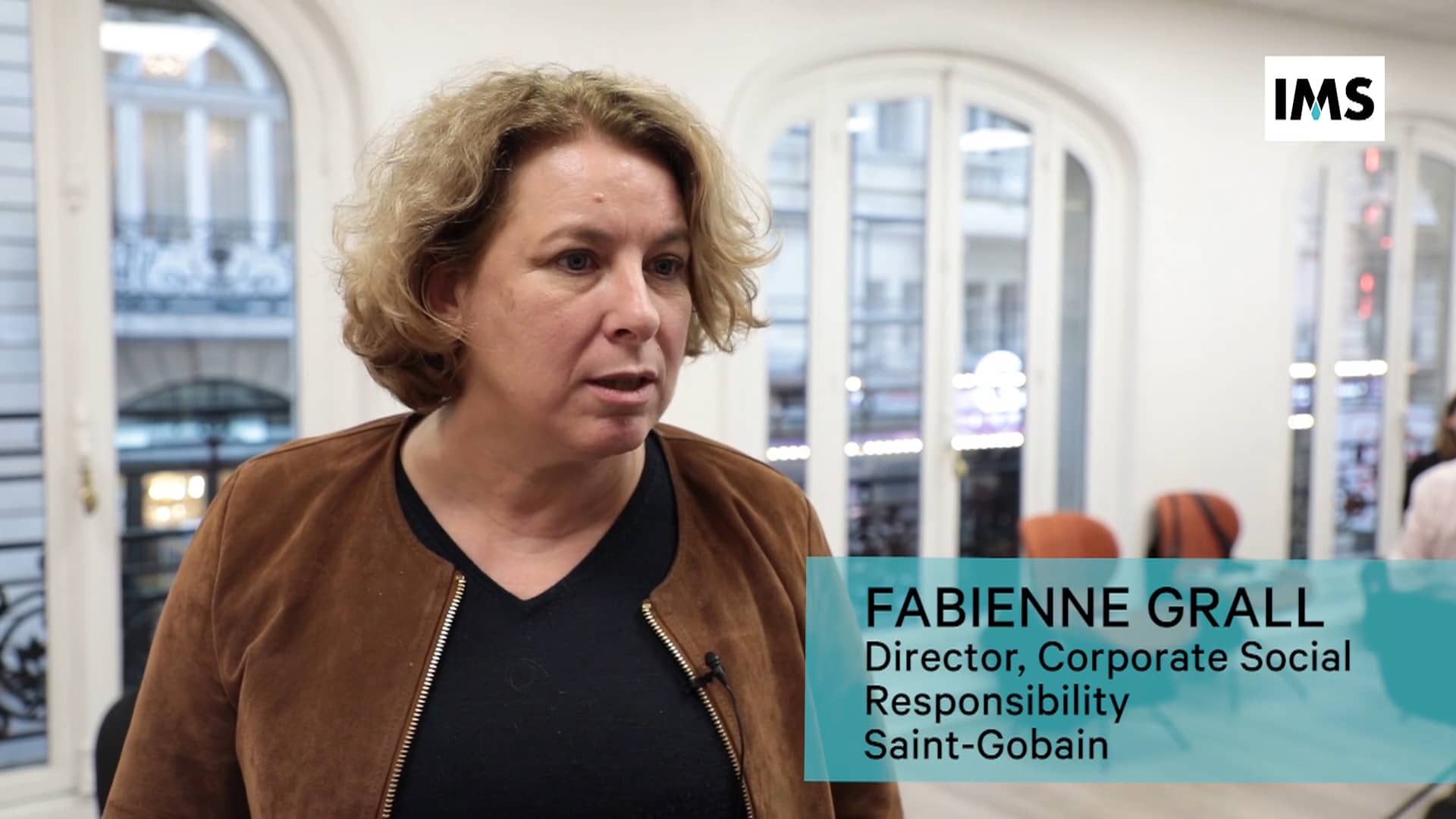 IMS Paris Summit : Interview of Fabienne Grall, Director, Corporate ...