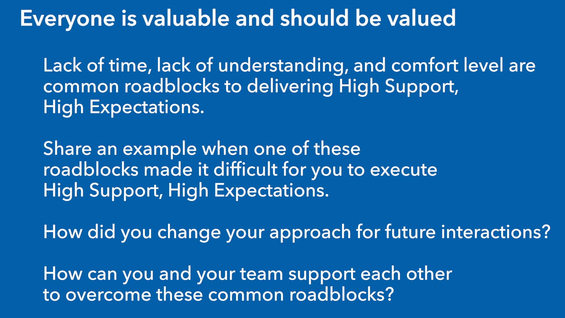 Chanllenges Delivering High Support High Expectations on Vimeo